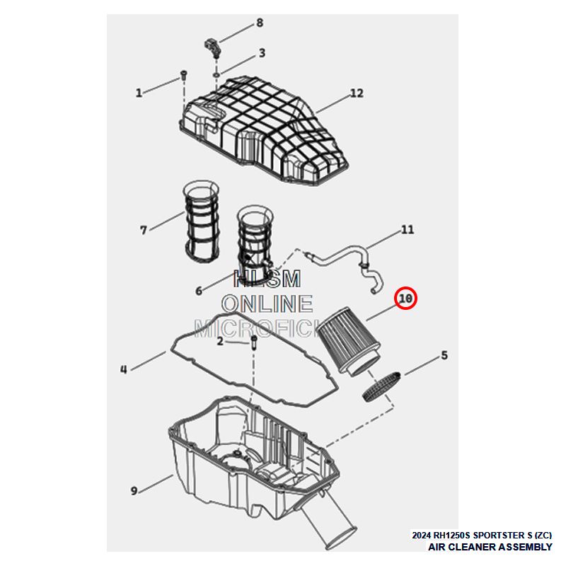 Filtro de Ar - Nightster Special RH975S / Sportster S RH1250S / Pan ...